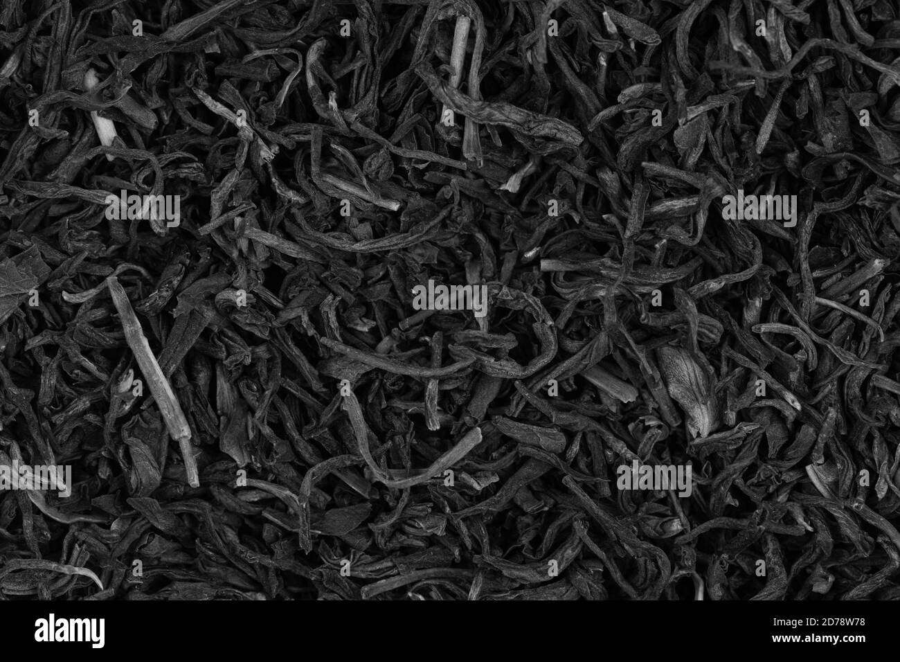Dried tea leaves background texture. close-up Stock Photo - Alamy
