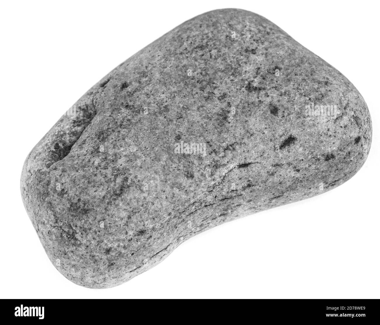 Natural large stone, cobblestone isolated on white background. stones ...