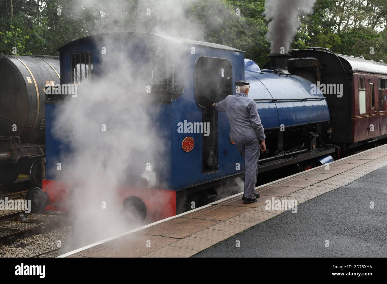 Steam Locomotive 'Linda' no. 21 at the Ribble Steam Railway and Museum ...