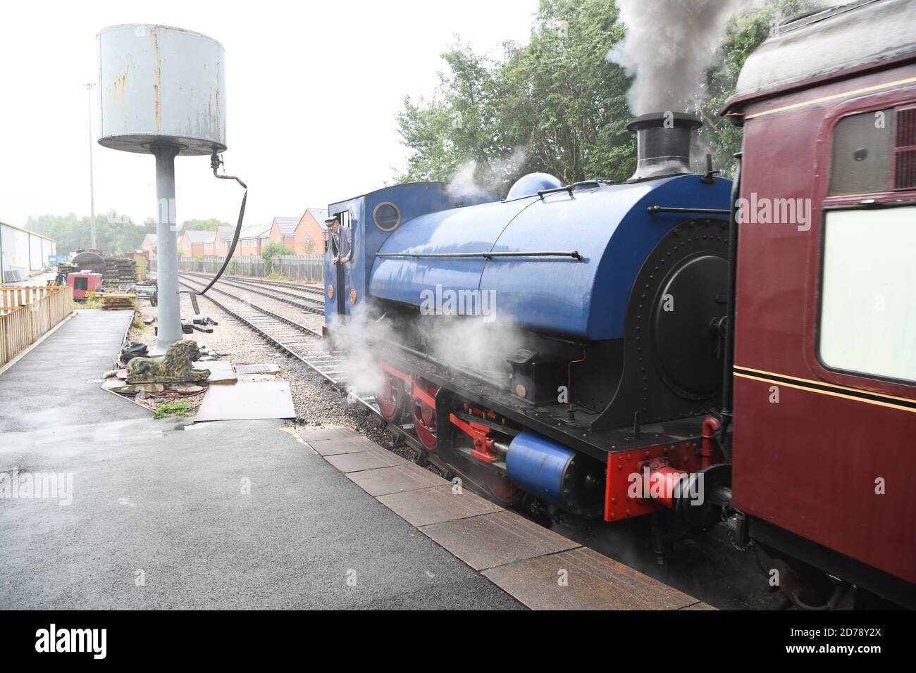 Steam Locomotive 'Linda' no. 21 at the Ribble Steam Railway and Museum ...