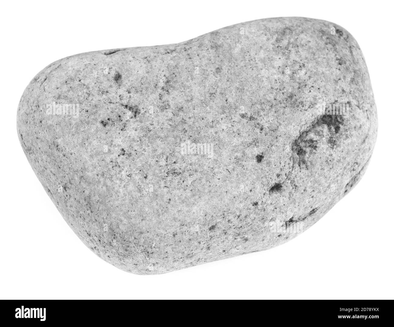 Natural large stone, cobblestone isolated on white background. stones ...