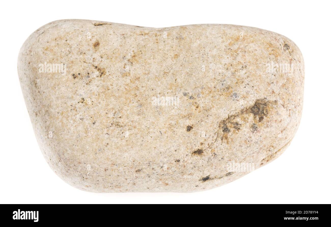 Natural large stone, cobblestone isolated on white background. stones ...