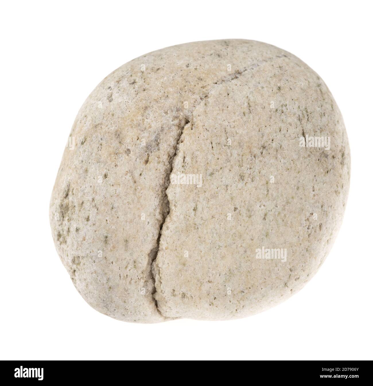 Natural large stone, cobblestone isolated on white background. stones ...