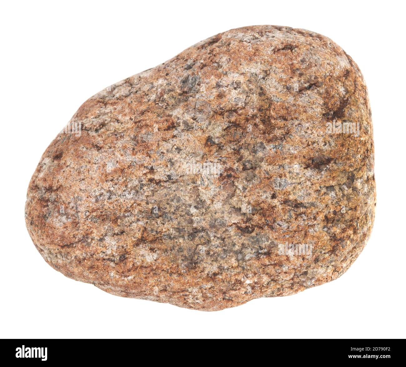 Natural large stone, cobblestone isolated on white background. stones ...