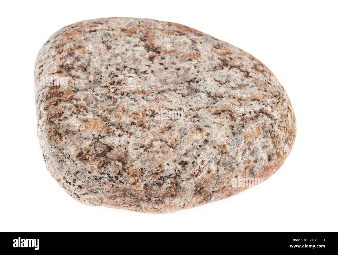Natural large stone, cobblestone isolated on white background. stones ...