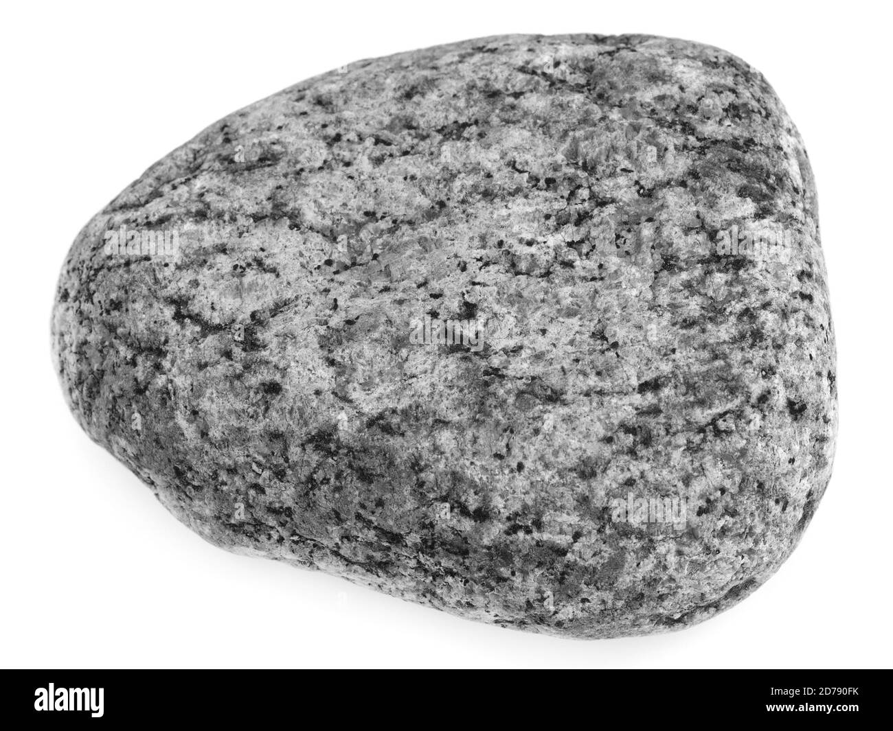 Natural large stone, cobblestone isolated on white background. stones ...