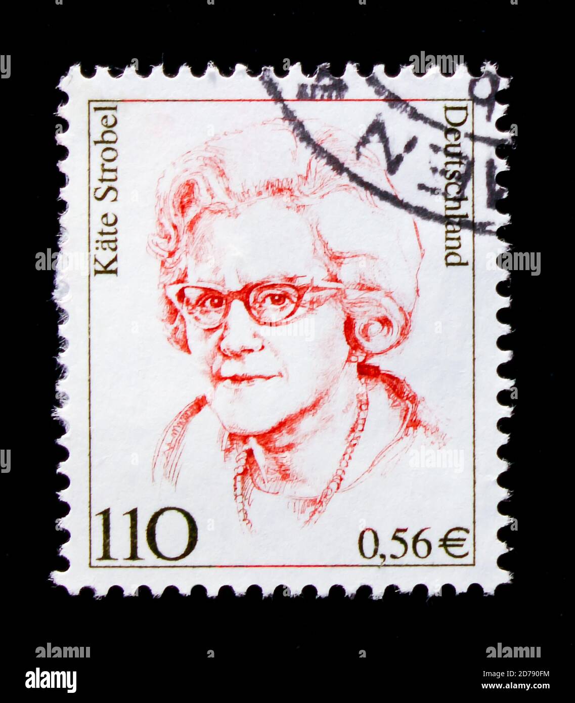 MOSCOW, RUSSIA - OCTOBER 21, 2017: A stamp printed in German Federal ...