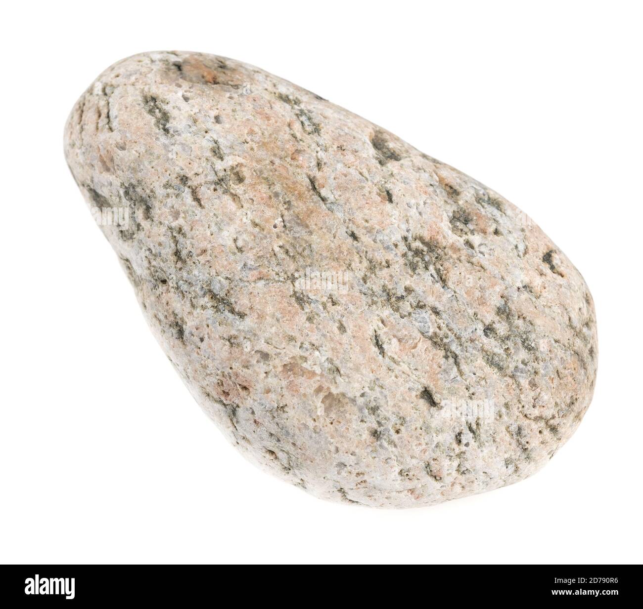 Natural large stone, cobblestone isolated on white background. stones ...