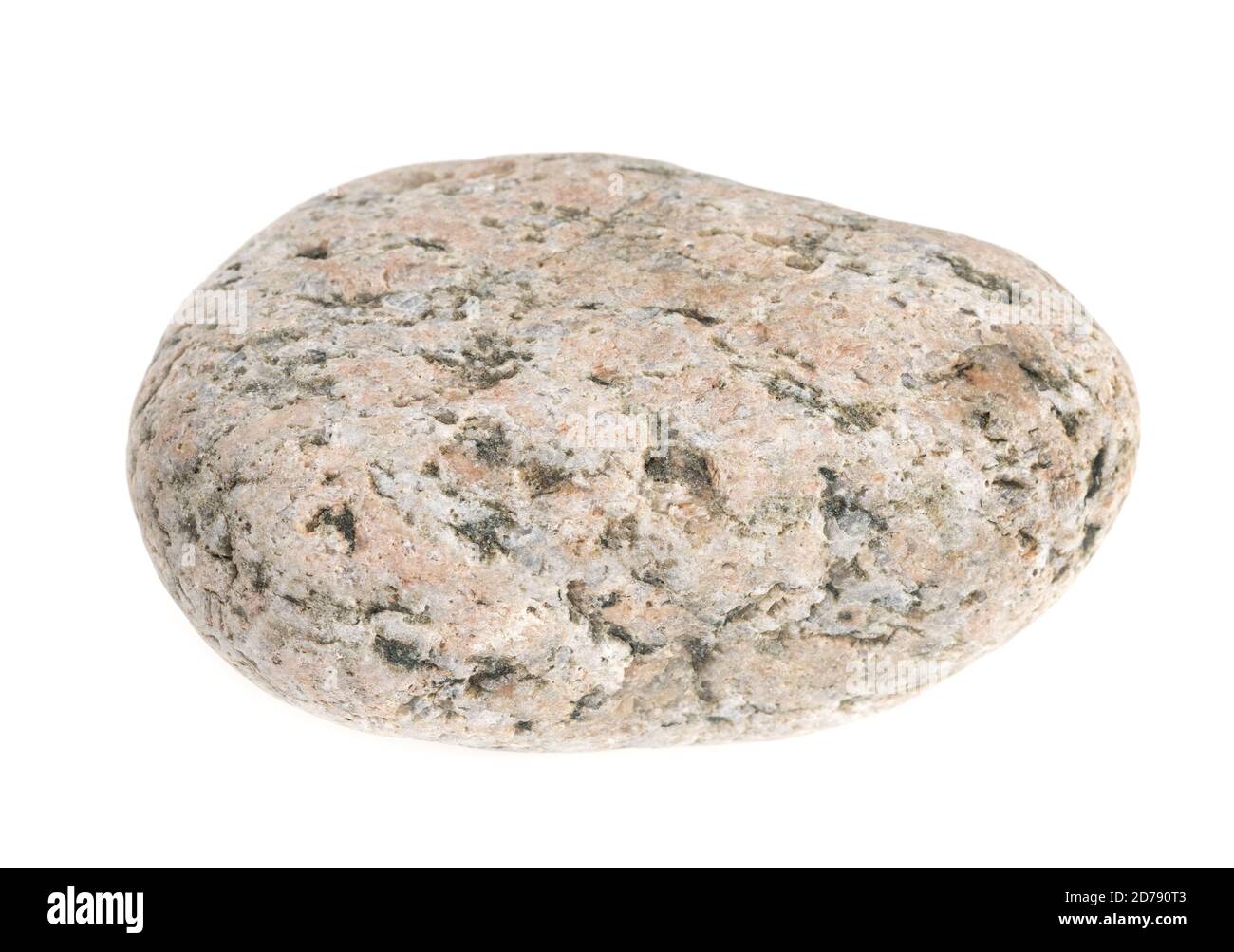 Natural large stone, cobblestone isolated on white background. stones ...