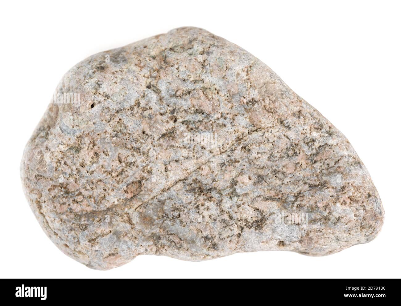 Natural large stone, cobblestone isolated on white background. stones ...