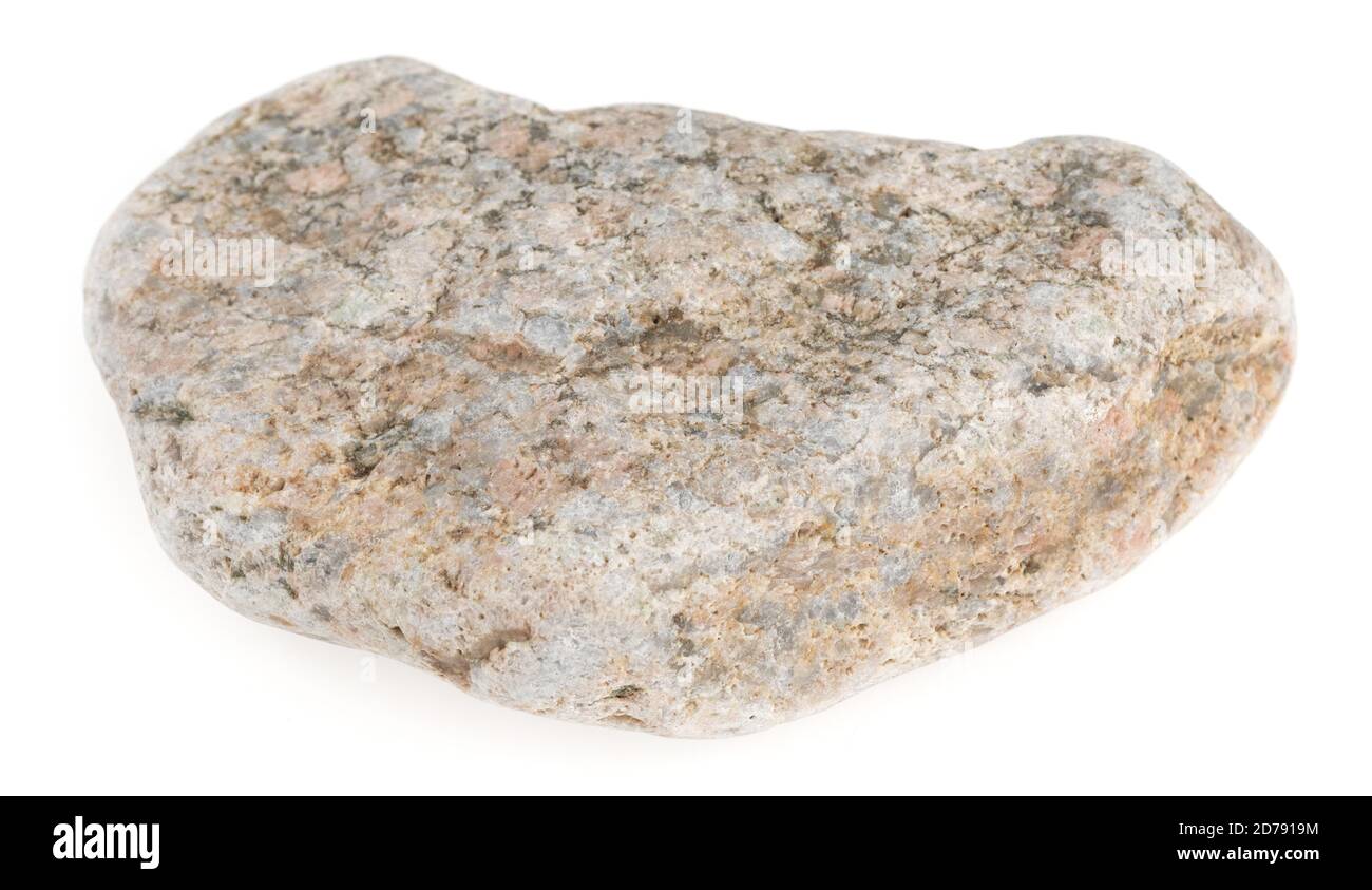Natural large stone, cobblestone isolated on white background. stones ...