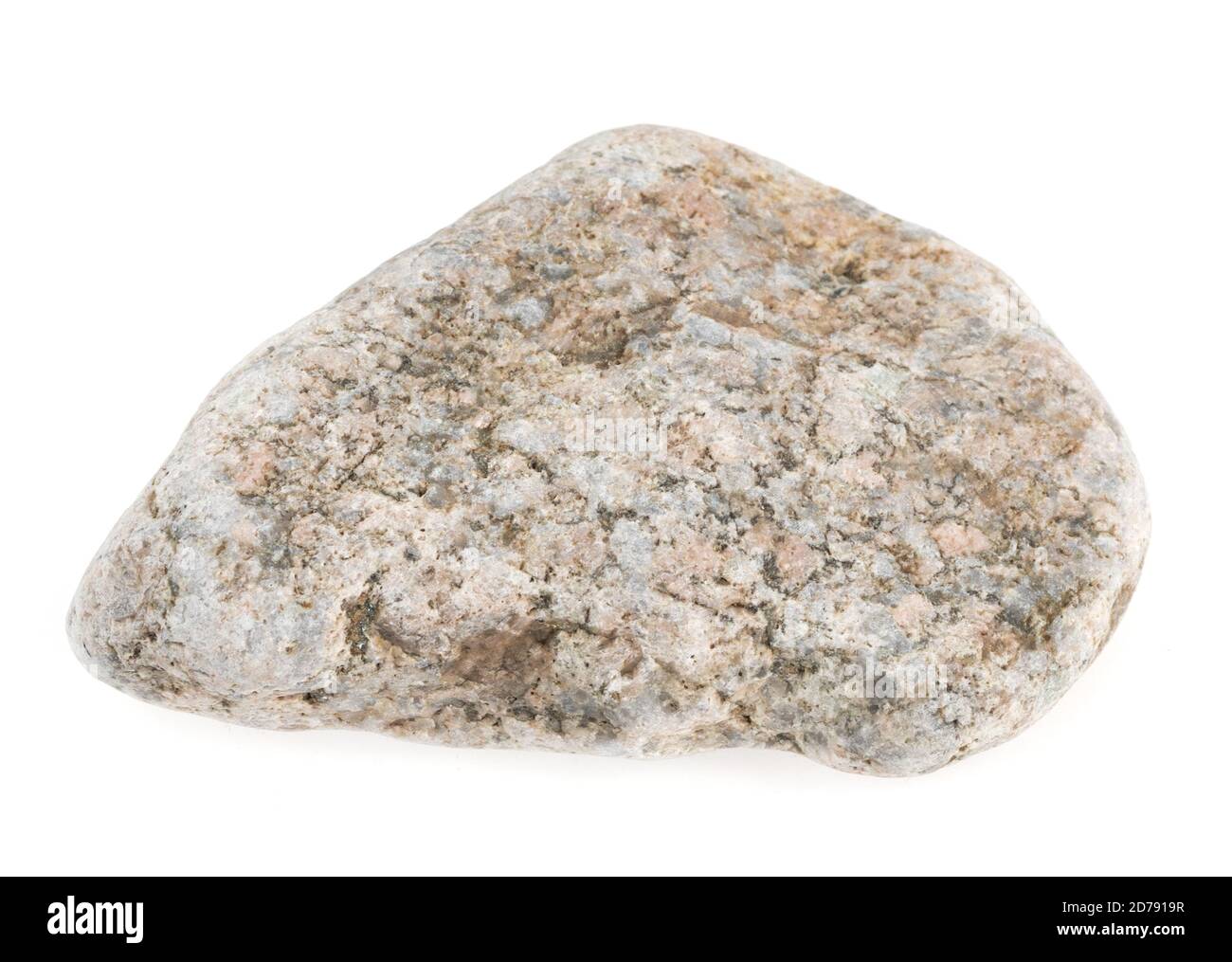 Natural large stone, cobblestone isolated on white background. stones ...