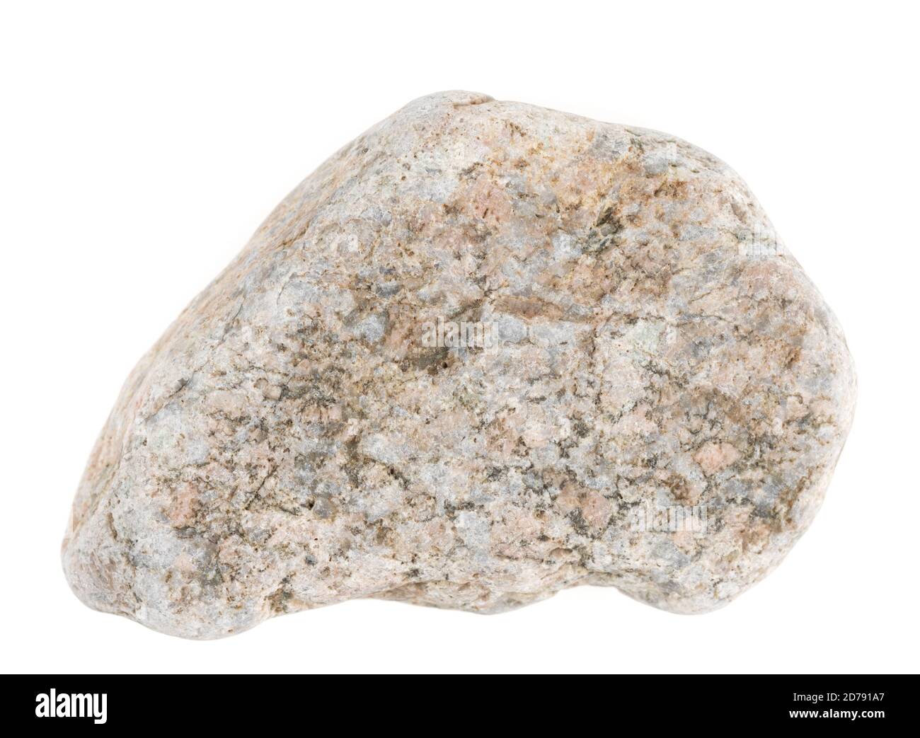 Natural large stone, cobblestone isolated on white background. stones ...