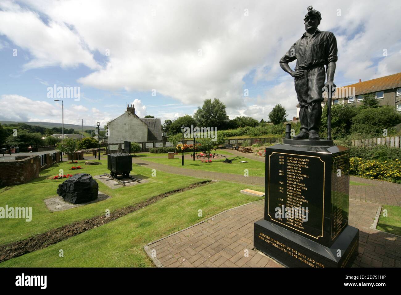 Muirkirk , East Ayrshire, Scotland, UK. It is located on the north bank ...