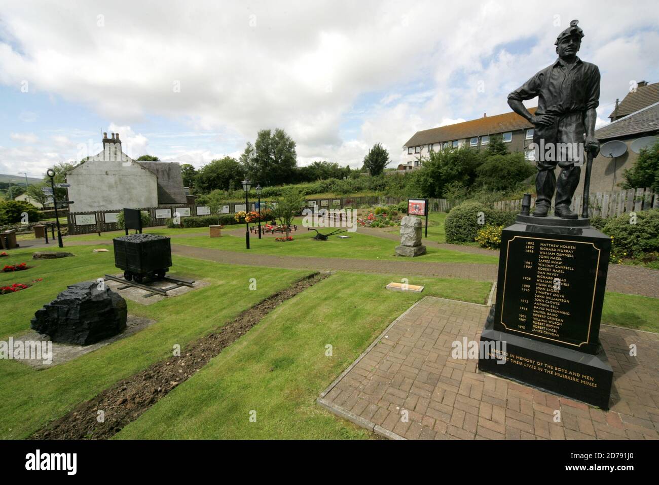 Muirkirk , East Ayrshire, Scotland, UK. It is located on the north bank ...