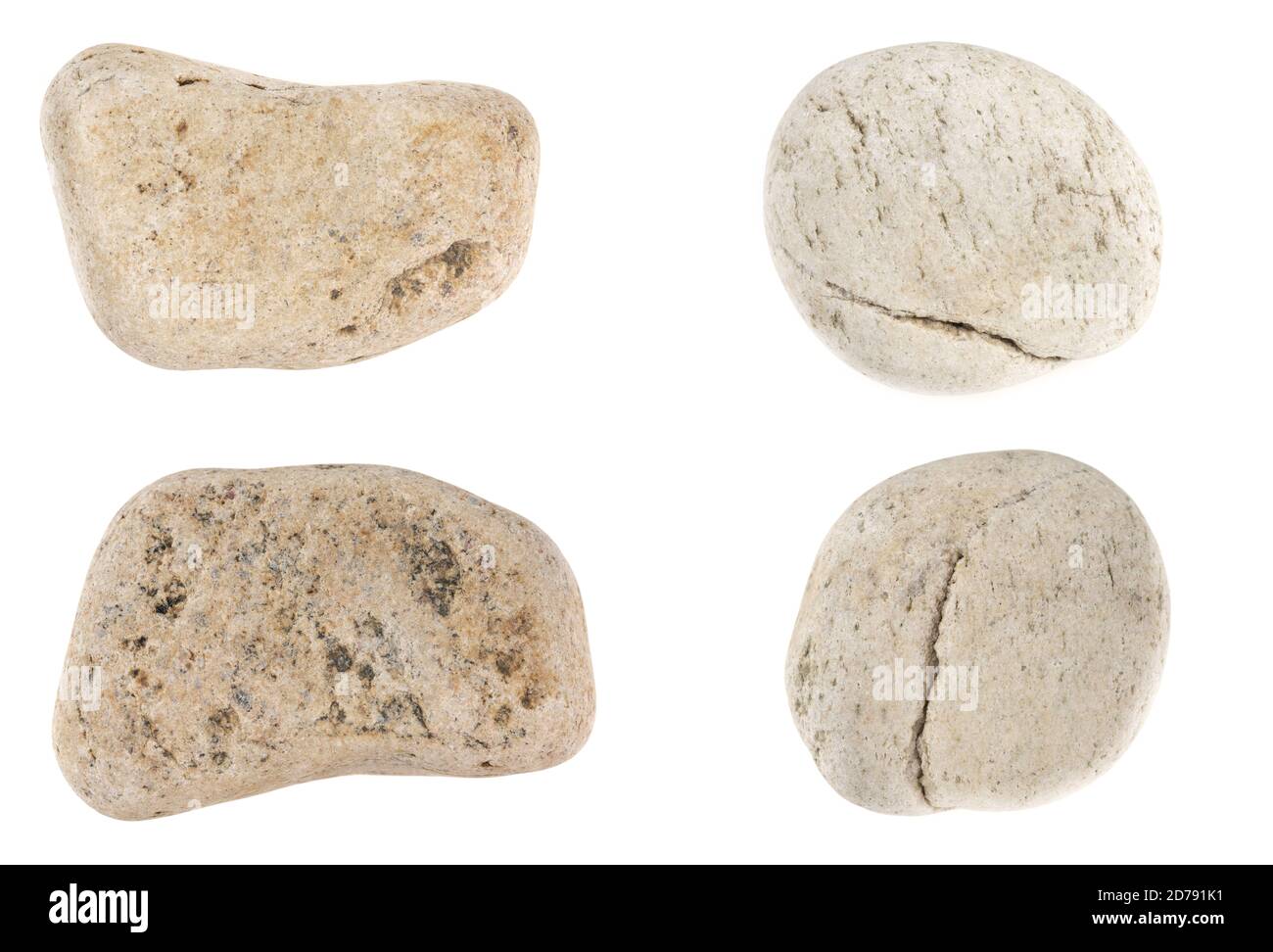 Natural large stone, cobblestone isolated on white background. stones ...