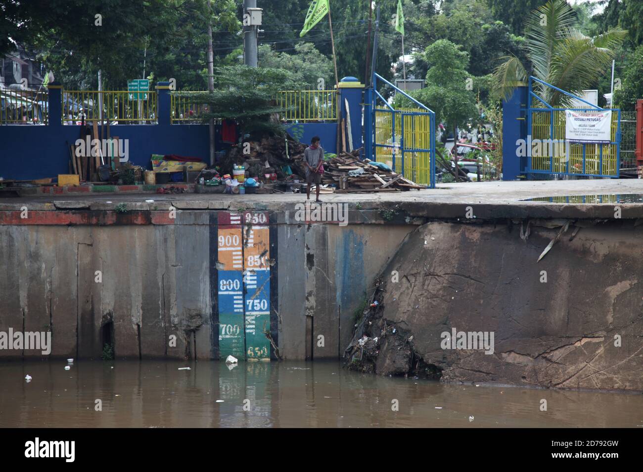 Jakarta, Indonesia. 20th Oct, 2020. Heavy rain that occurred in the ...