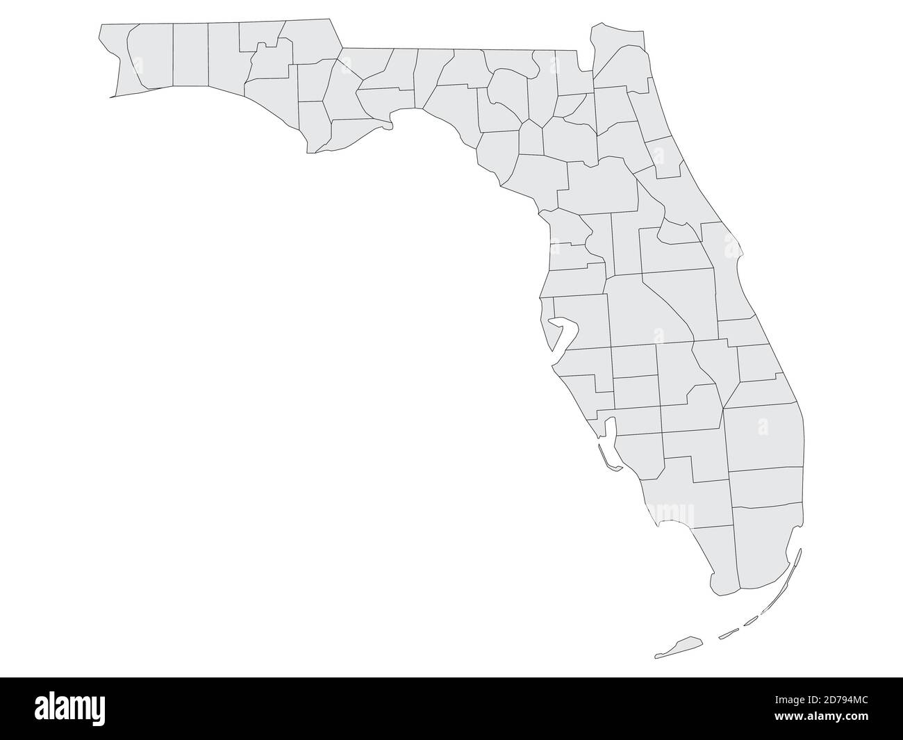 Florida relief map hi-res stock photography and images - Alamy