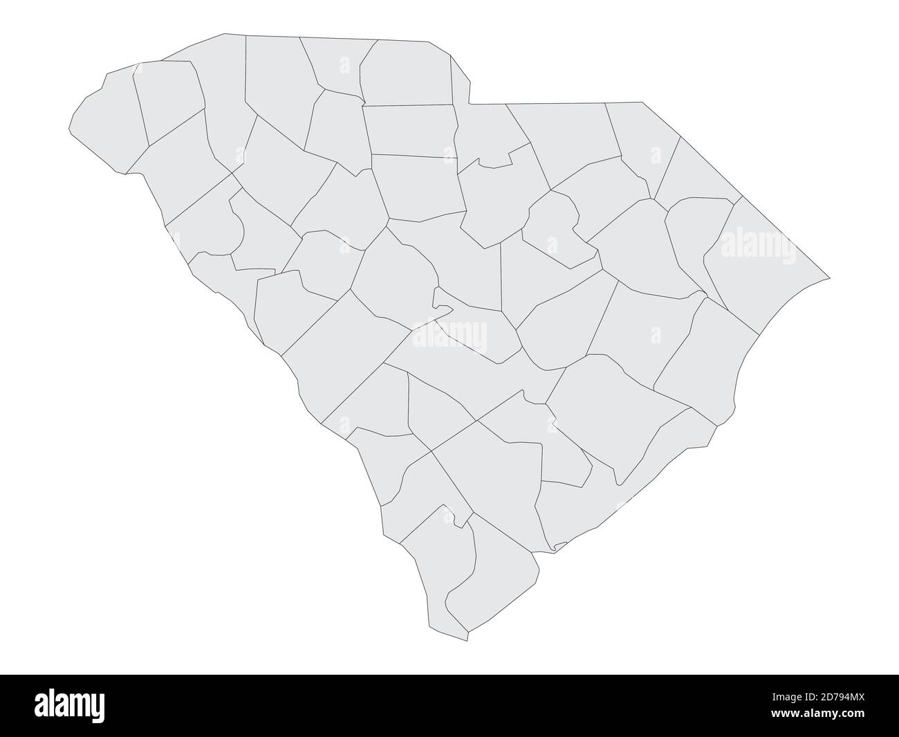 South Carolina Counties Map Blank Darlington County, South Carolina