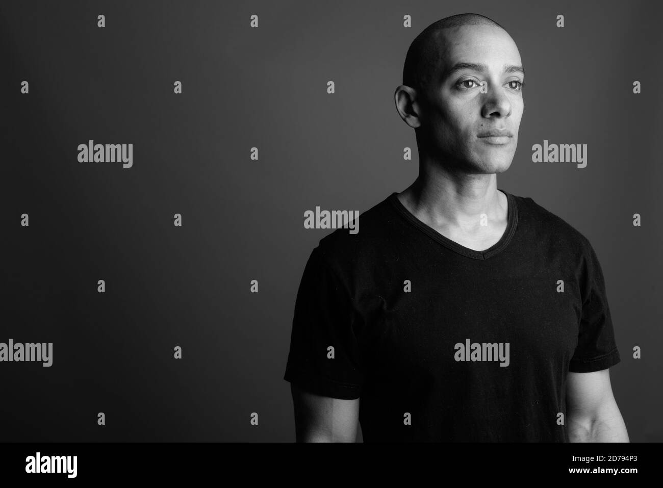 Italian bald man Black and White Stock Photos & Images - Alamy