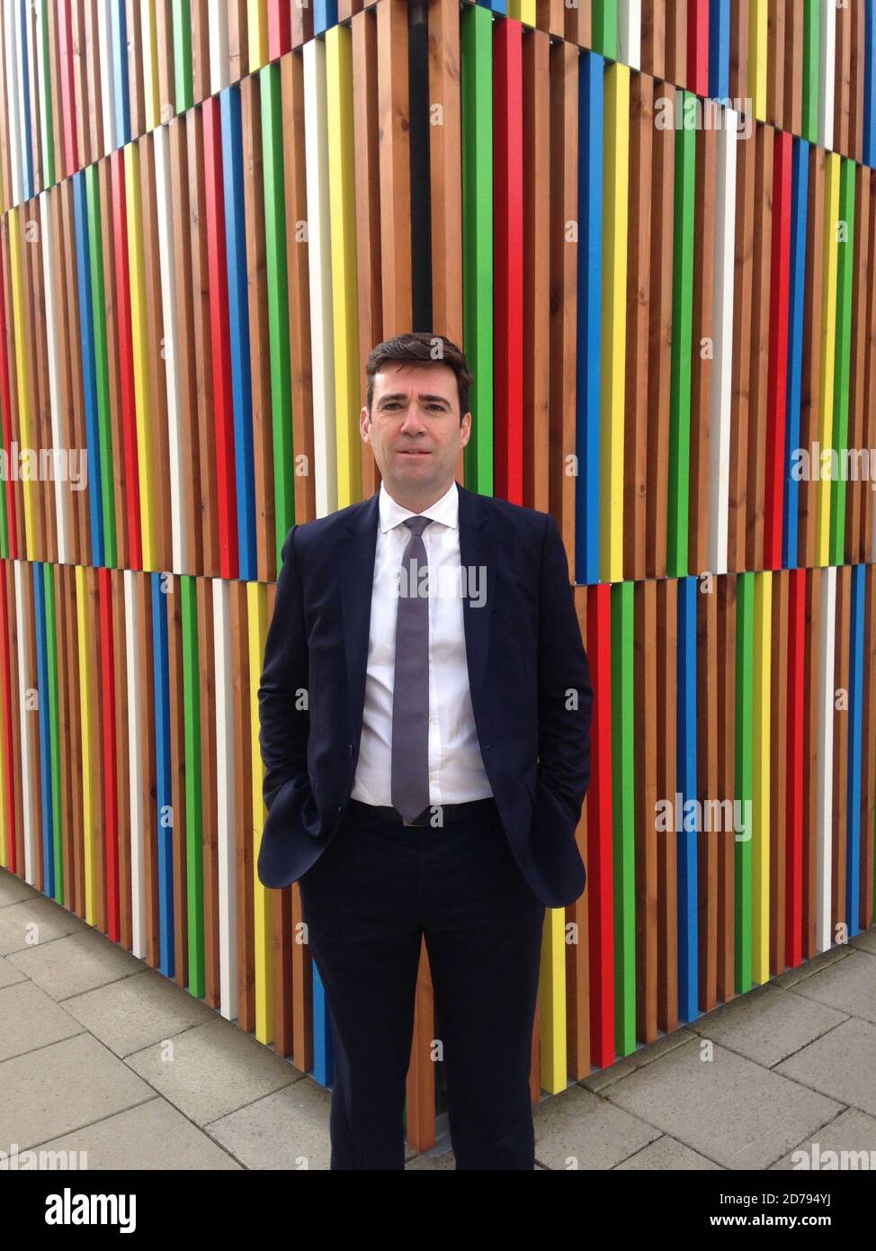 Manchester mayor andy burnham hi-res stock photography and images - Alamy