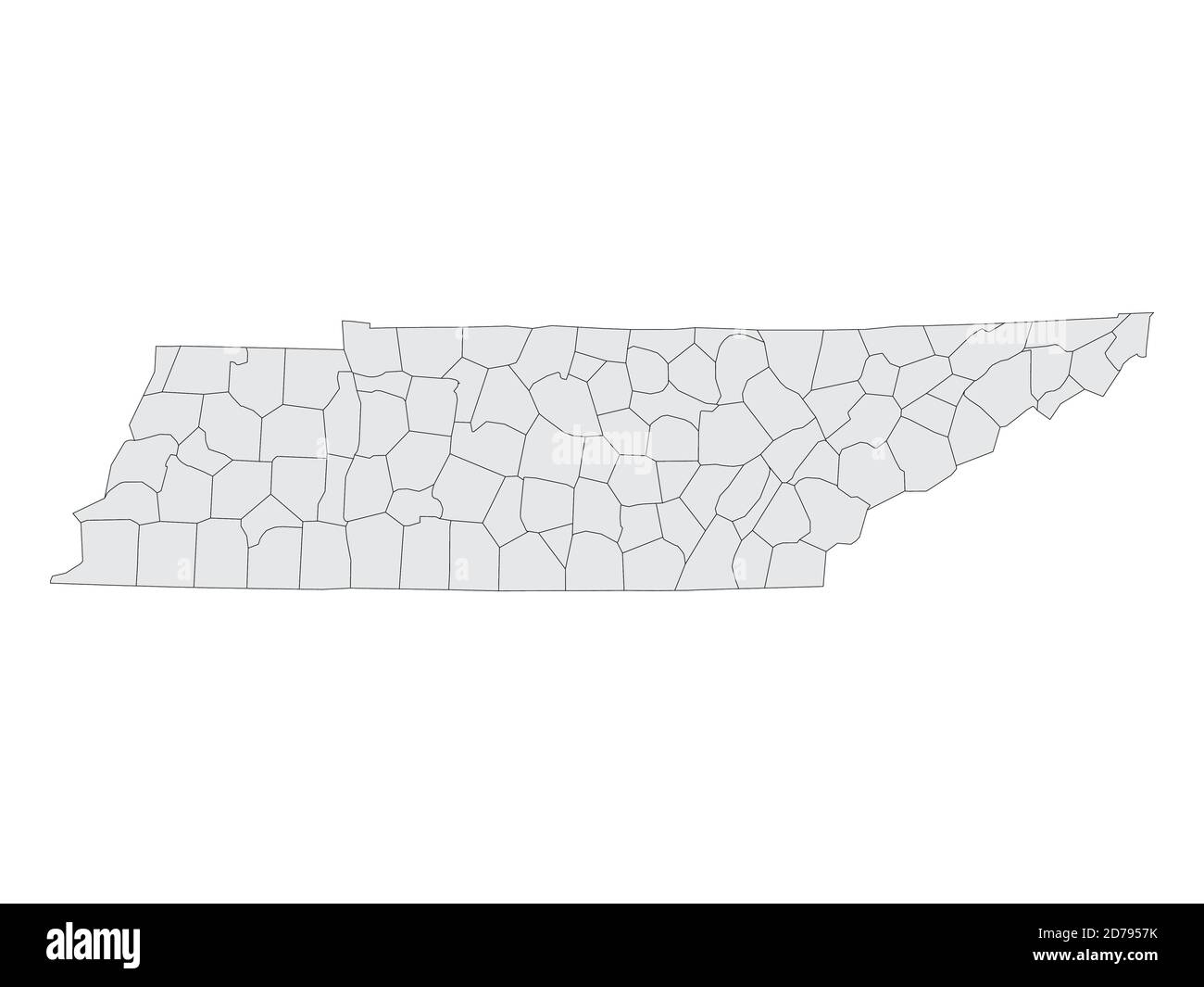Grey Flat Election Counties Map of the United States of America Federal ...
