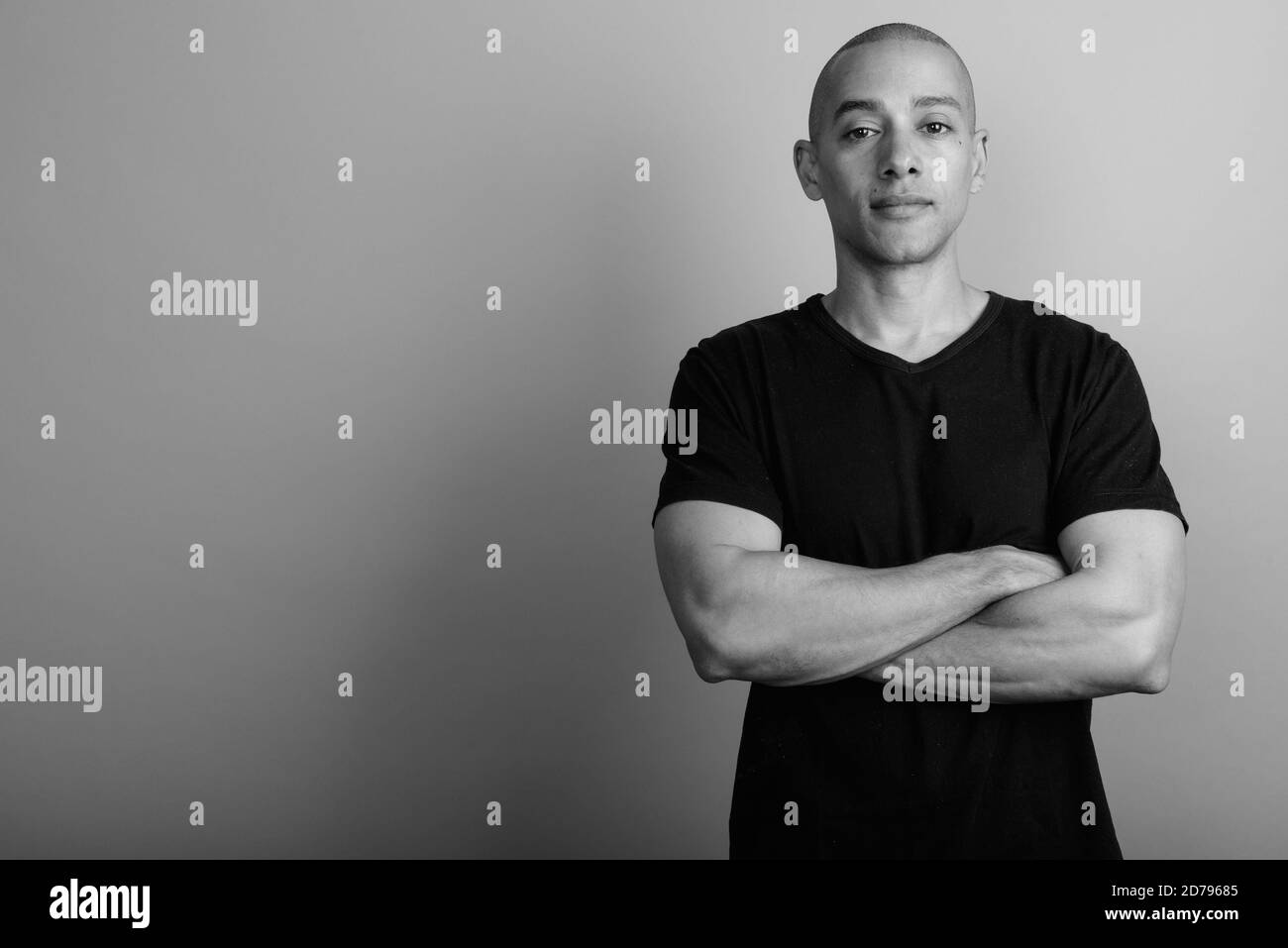 Italian bald man Black and White Stock Photos & Images - Alamy