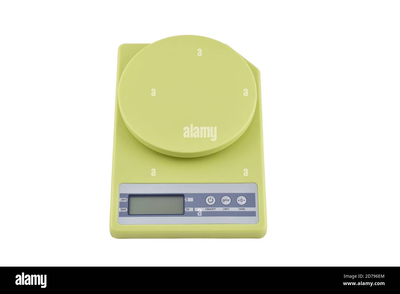 food electronic scales isolated on white background Stock Photo - Alamy