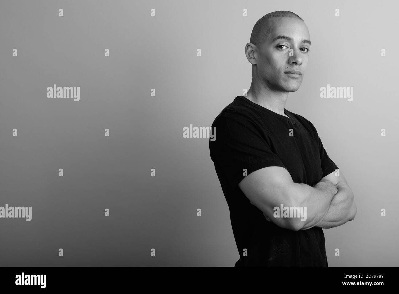 Italian bald man Black and White Stock Photos & Images - Alamy