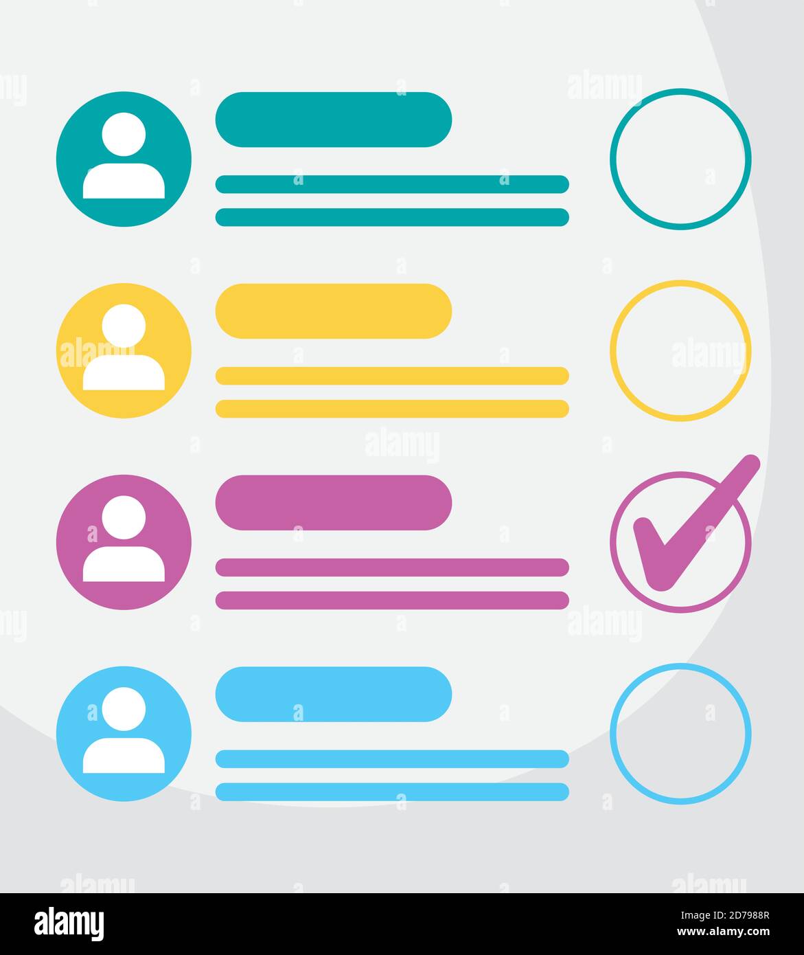 voting card election day icon vector illustration design Stock Vector ...