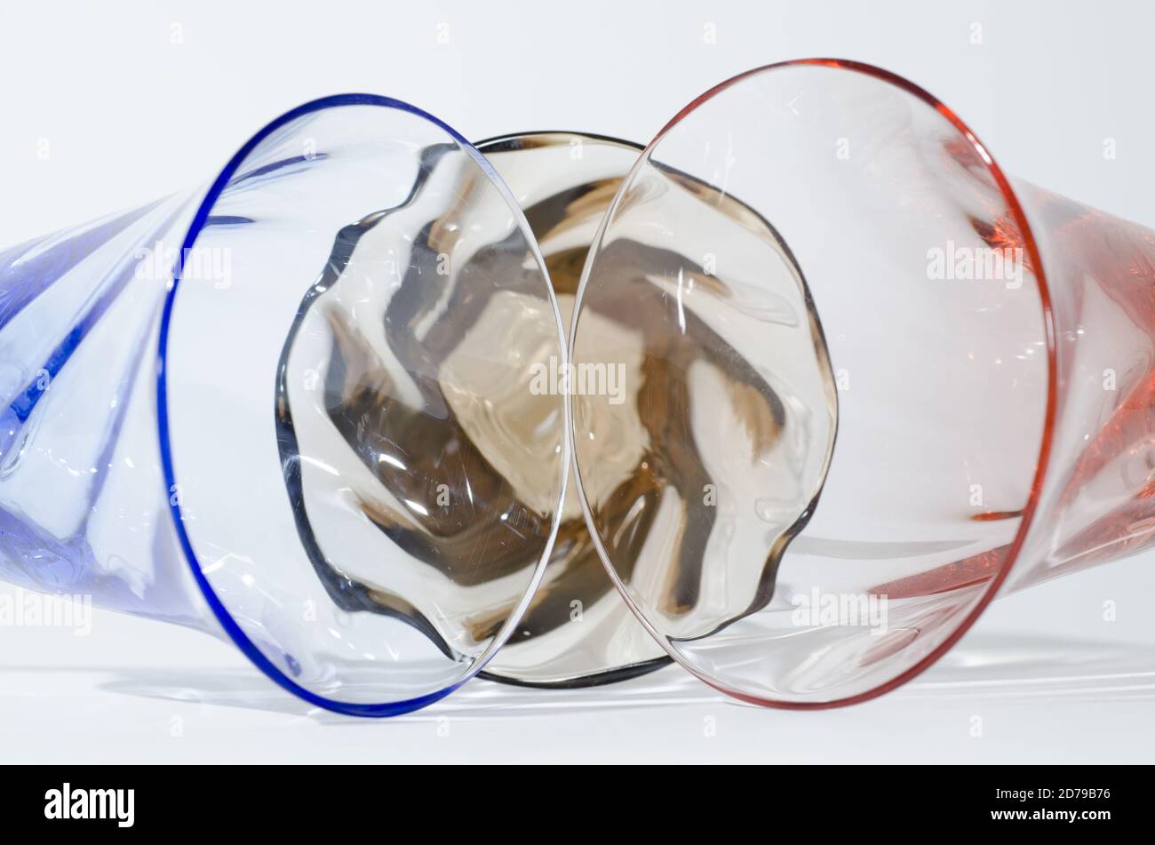 Elegant and Colorful Wine Glasses Stock Photo - Alamy