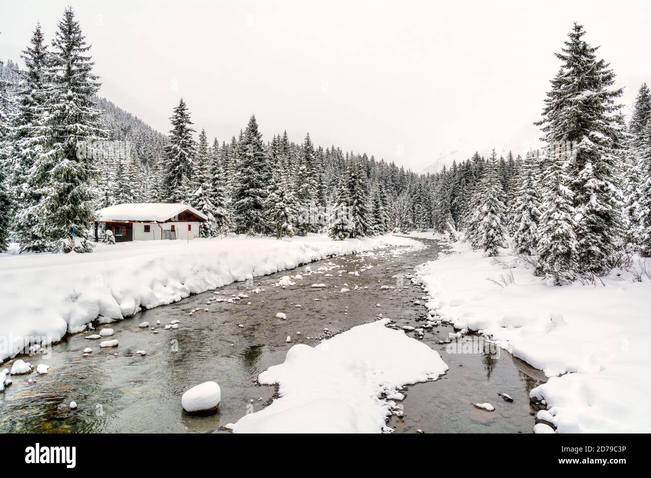 Atmospheric winter snow landscape hi-res stock photography and images ...