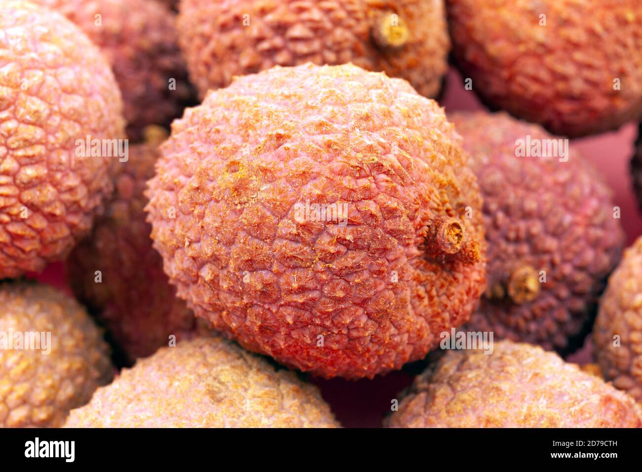 lychee fruit close-up Stock Photo - Alamy