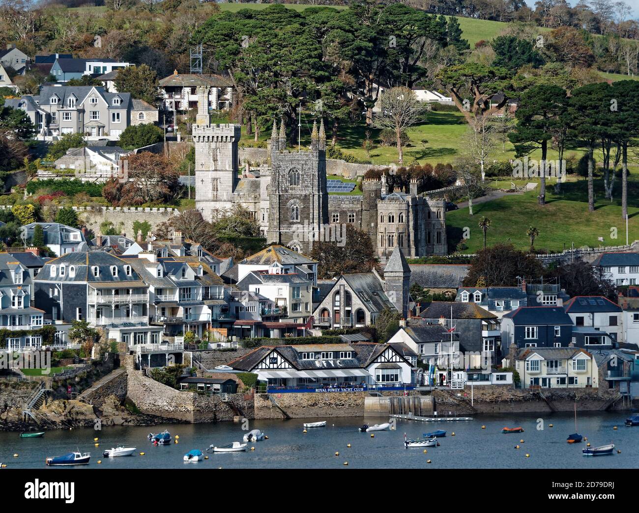 Polruan, Fowey, Village, Streets, architecture, landscapes, views ...