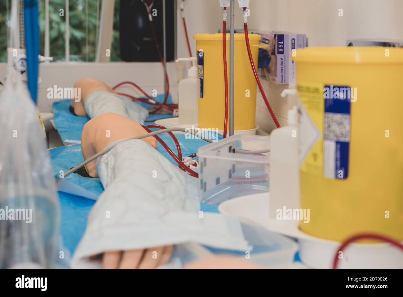 London, United Kingdom. September 29 2020. Virtual reality equipment ...