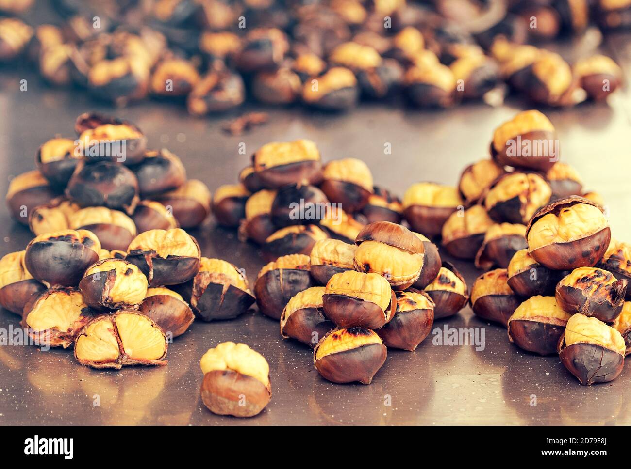 Fried chestnut hi-res stock photography and images - Alamy