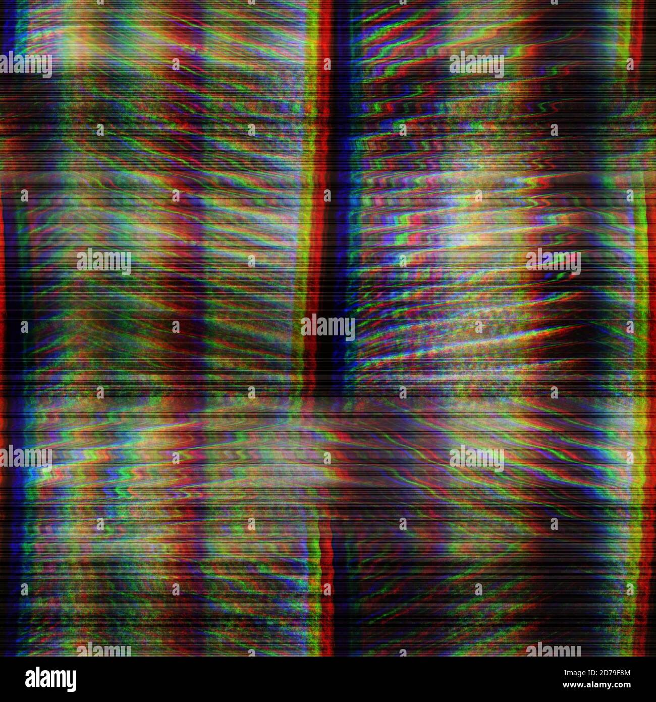 Seamless techno glitch tropical RGB computer noise Stock Photo - Alamy