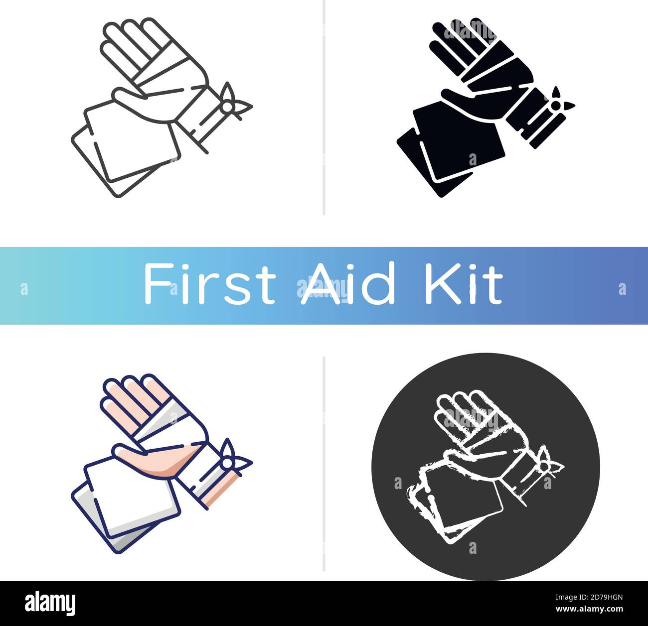 Gauze icon on white Stock Vector Images - Alamy