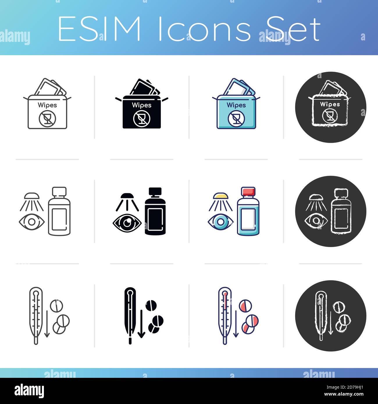 Emergency eye wash Stock Vector Images - Alamy