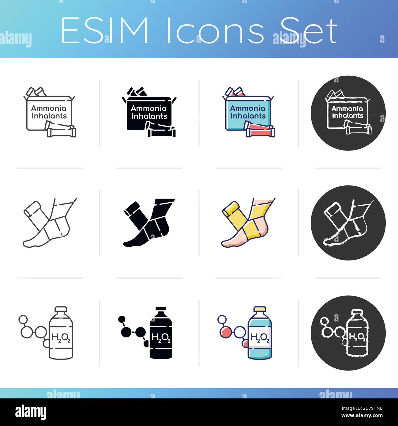 First aid kit icons set Stock Vector Image & Art - Alamy