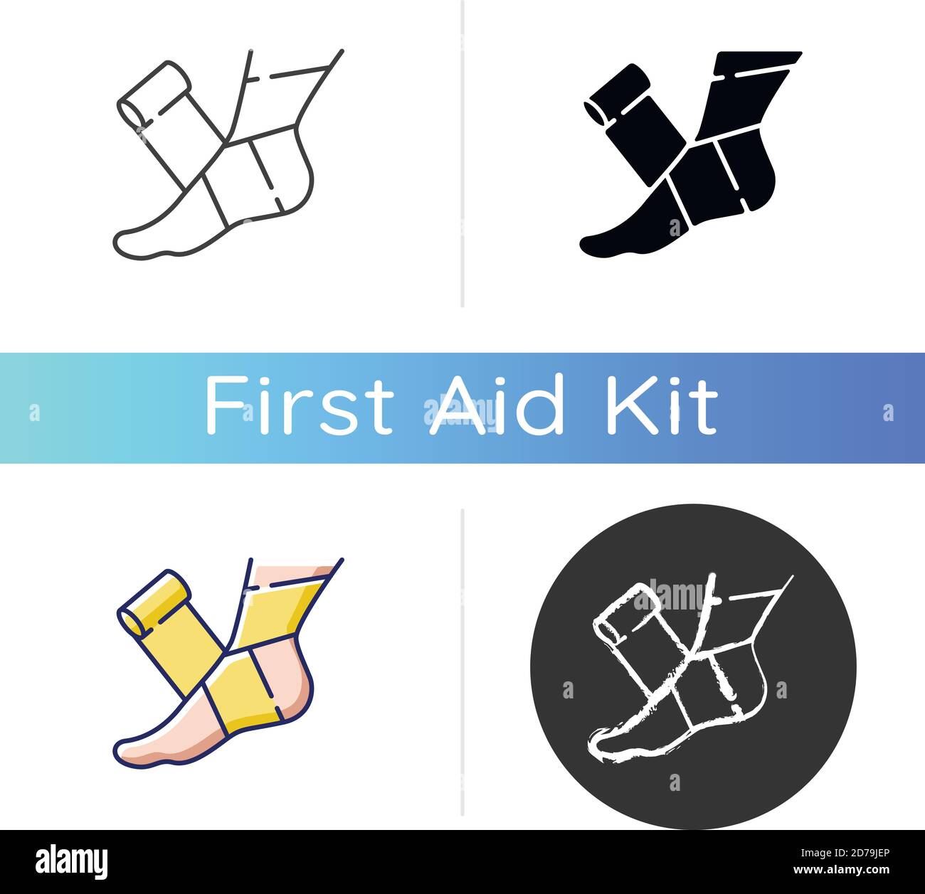 Elastic bandage icon Stock Vector Image & Art - Alamy