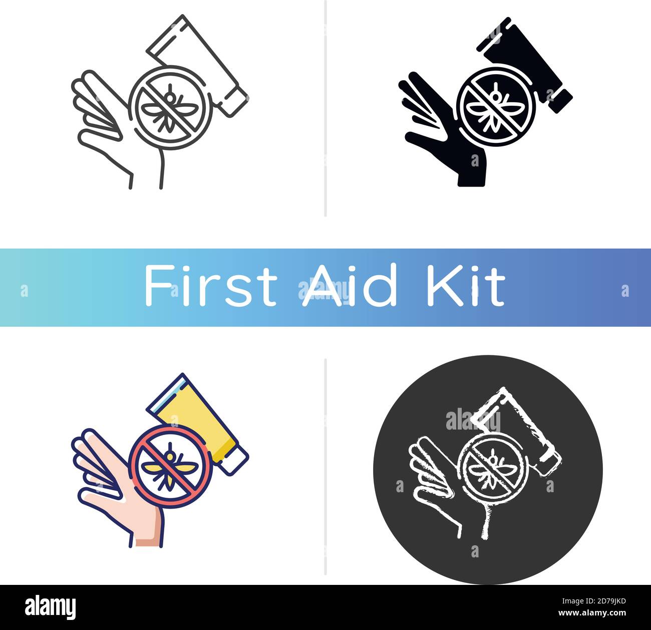 Insect bites cream icon Stock Vector Image & Art - Alamy