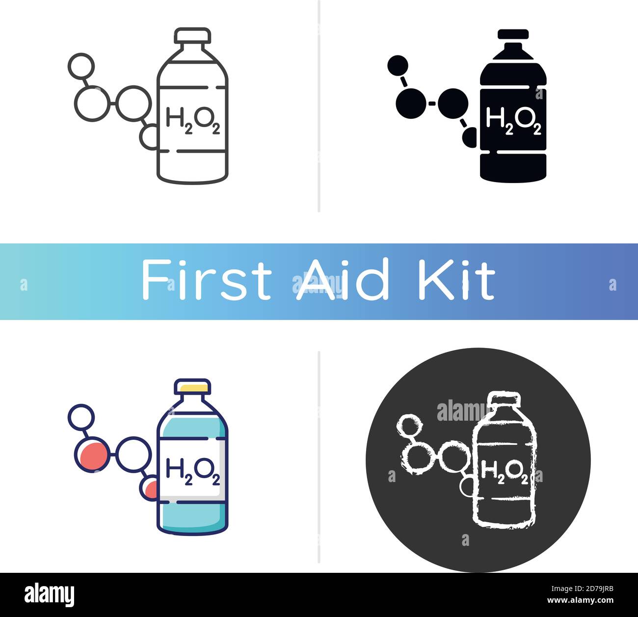 Hydrogen peroxide icon Stock Vector Image & Art - Alamy