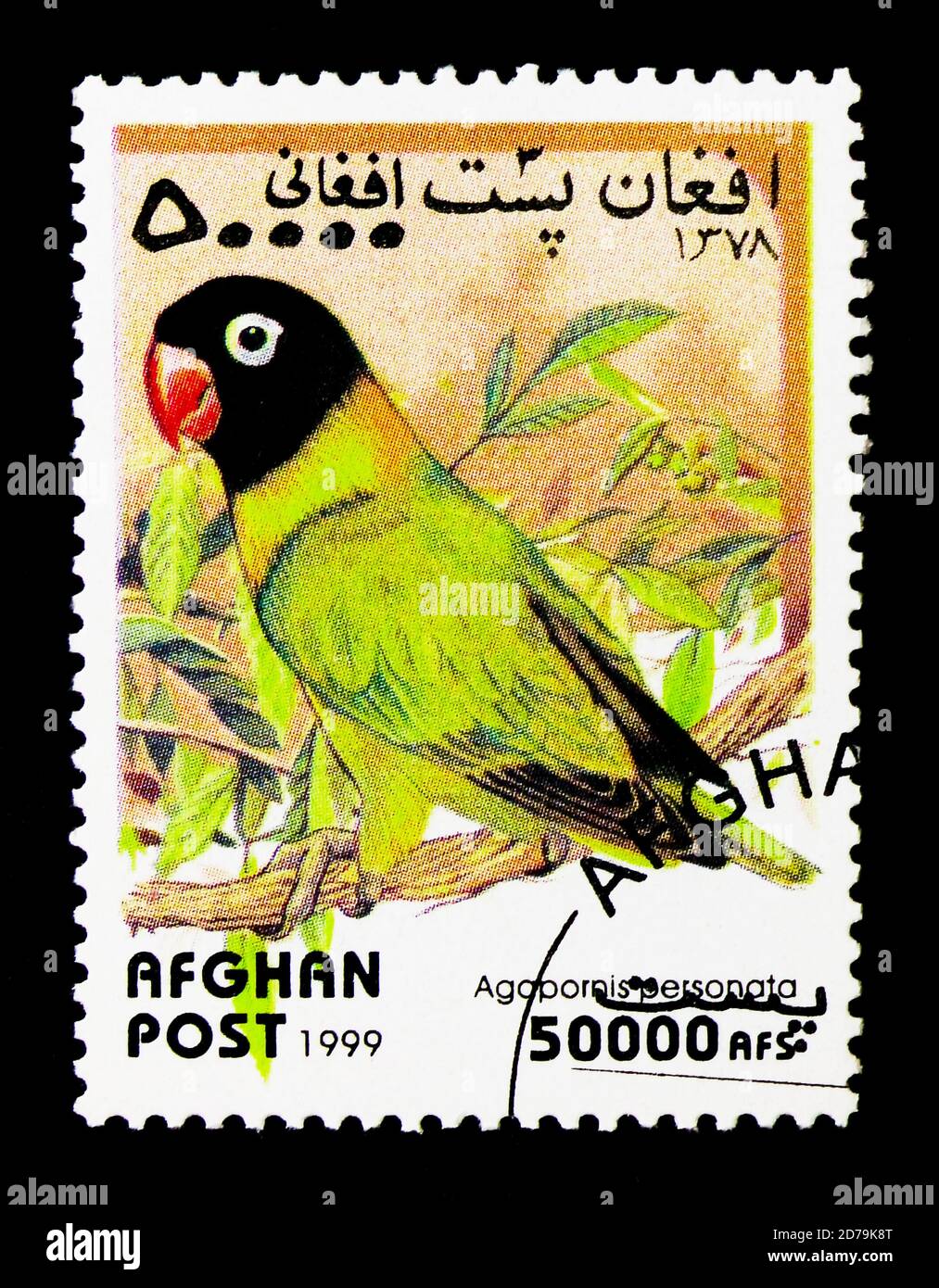 MOSCOW, RUSSIA - DECEMBER 21, 2017: A stamp printed in Afghanistan ...