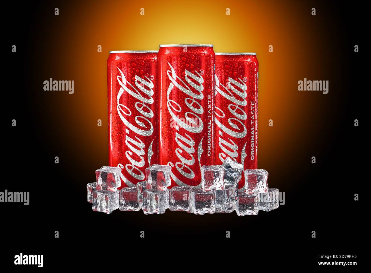 Kuala Lumpur, Malaysia - October 19, 2020 : Coca Cola or Coke Drink on ...