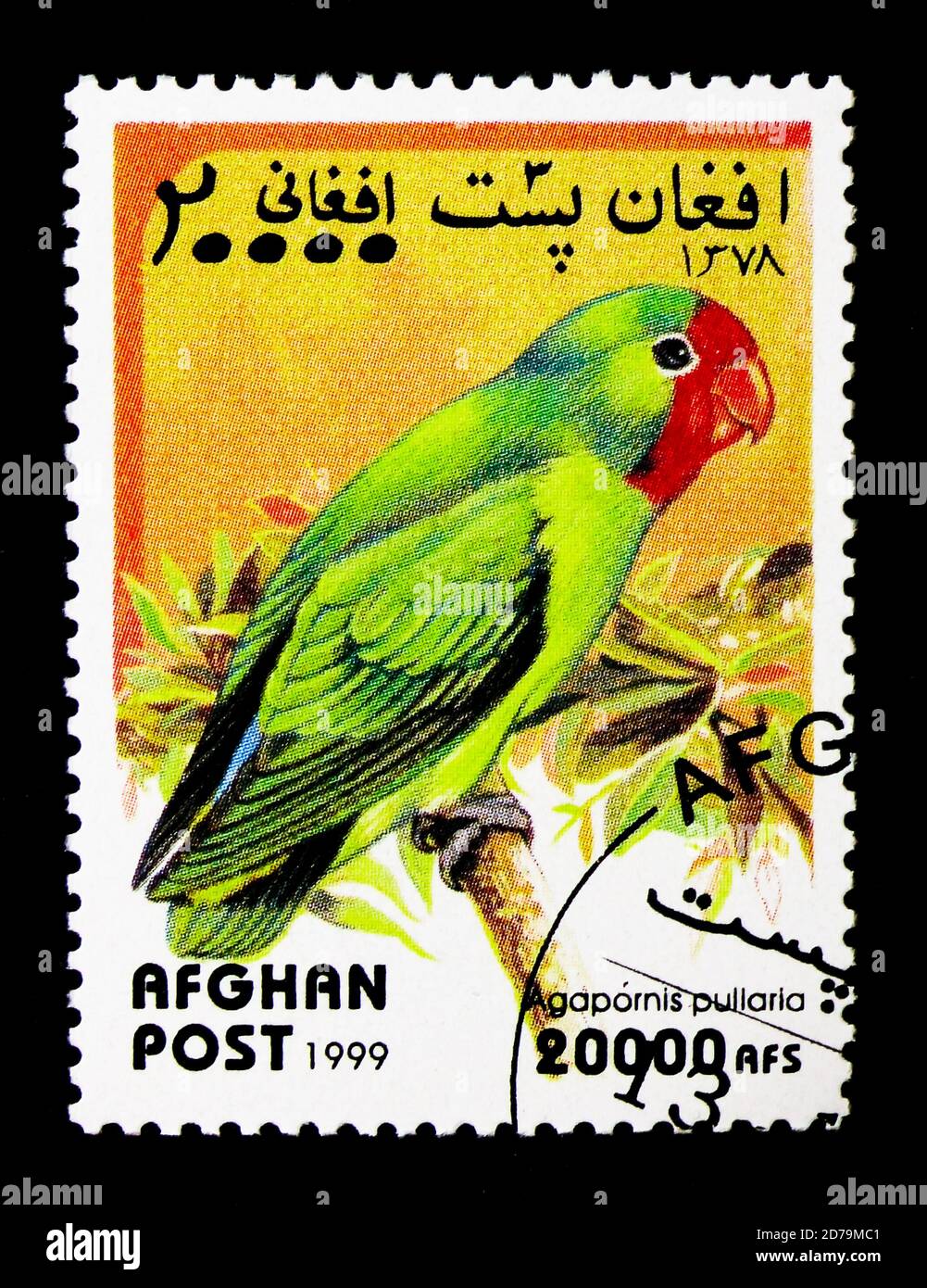 MOSCOW, RUSSIA - DECEMBER 21, 2017: A stamp printed in Afghanistan ...