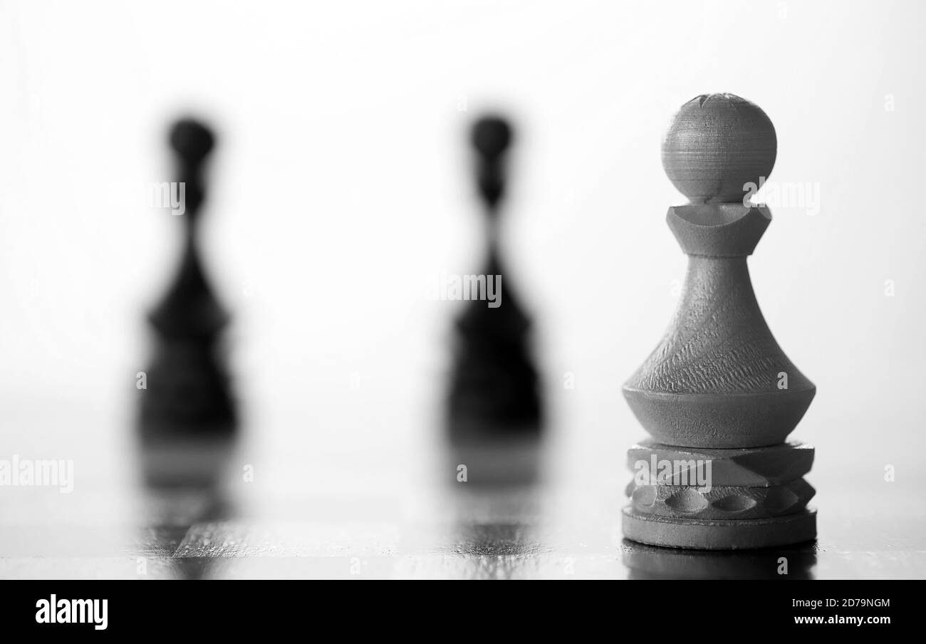 chess piece pawn on board Stock Photo - Alamy