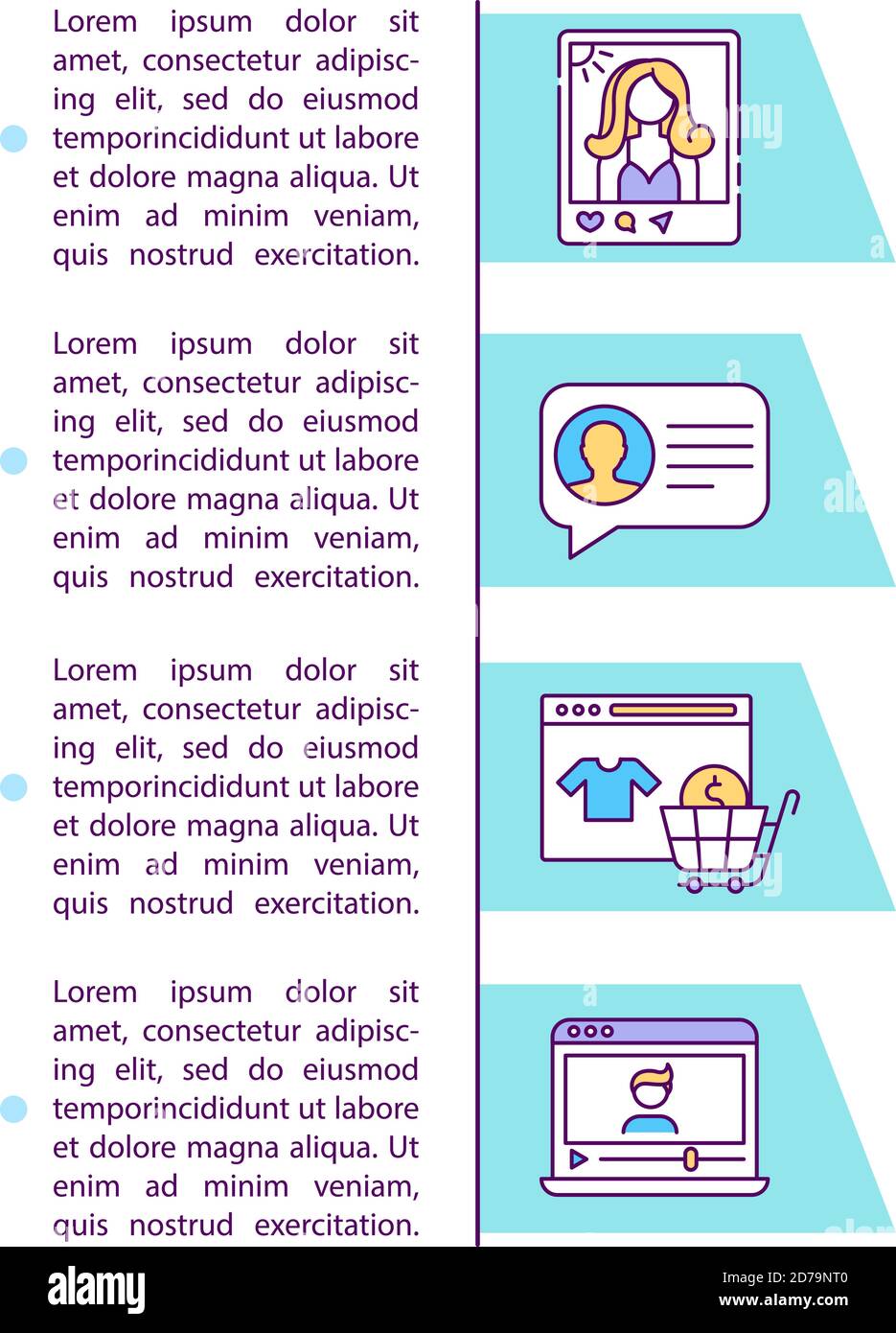 Generation Z customers concept icon with text Stock Vector Image & Art ...