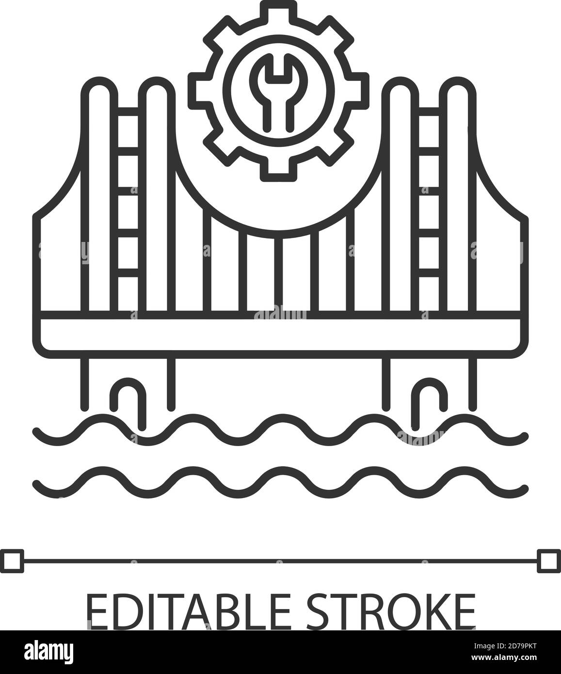 Construction linear icon Stock Vector Image & Art - Alamy