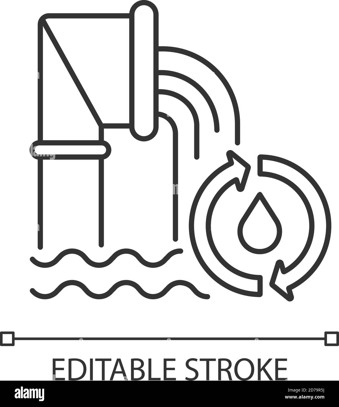 Sewage pollution water quality Black and White Stock Photos & Images ...